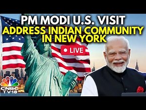 PM Modi U.S. Visit LIVE Updates: PM Modi Reaches New York, To Address Indian Diaspora | Modi LIVE