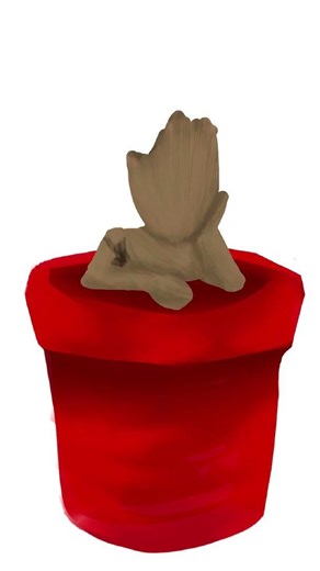 Callise’s Art - Time Lapse - Daily Prompt - Your house plant as a guardian spirt