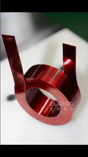 EC-850 Hollow Coil Winding Machine | One-Touch Forming for Flat Wire Coils