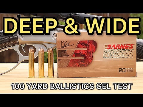 45-70 Barnes Pioneer 400gr Ballistics Gel Ammo Test