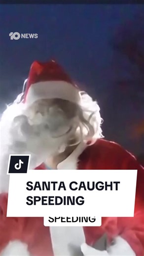 Santa Caught Speeding: A Humorous Holiday Incident