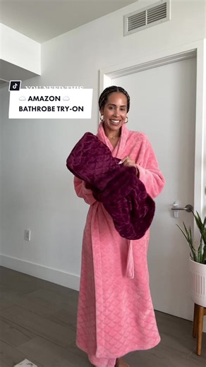 Amazon Bathrobe Try-On and Review | Cozy Loungewear Haul