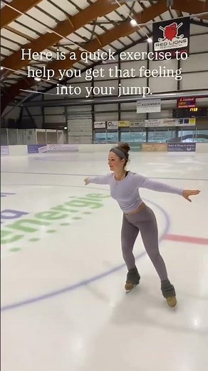 Loop Jump Exercise 2 Help Entrance 🤍 #figureskating #iceskating #loopjump #rittberger #ritt