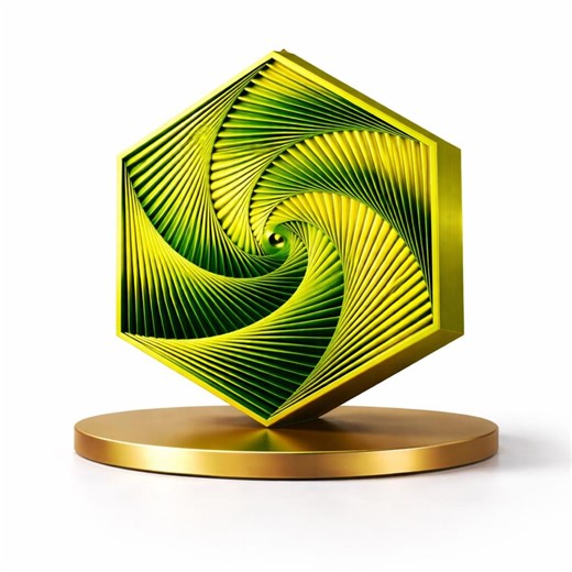 3D Printed Hexagonal Kinetic Art – Optical Illusion Desk Decor Toy - Etsy