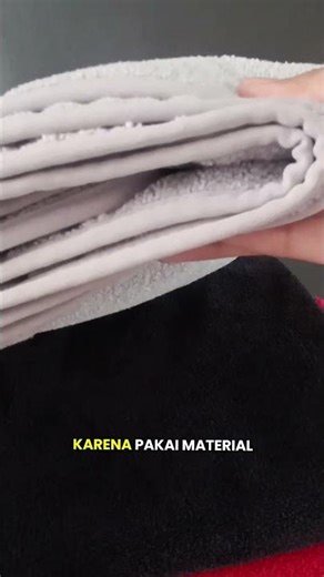 Daya serap 1 detik! 💧✨Material Microfiber Premium x Polyester Edging