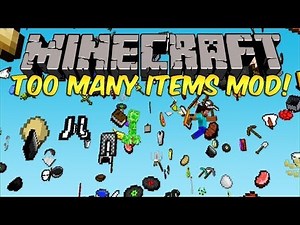 Minecraft: Mod Showcase review : Too Many Items [1.6.4]