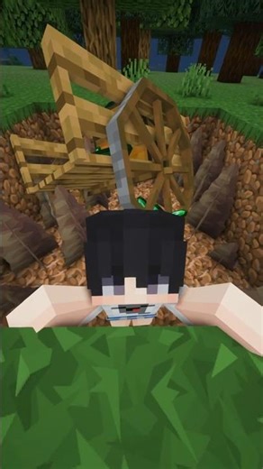 ทุกคนจะเลือกช่วยใคร #minecraft #มาแรง #survival #awezchaitrend