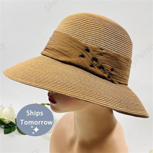 Hepburn Wind Ladies Sun Hat / Beach Hat / Sunscreen Sun Hat / Beach Big Eaves Hat / Sun Hats for Women/ Visor Hats for Women/ to Her Gift - Etsy