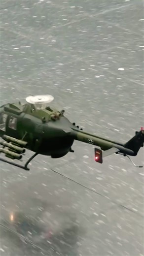 Watch This Tiny BO-105 Heli Take Off Indoors!