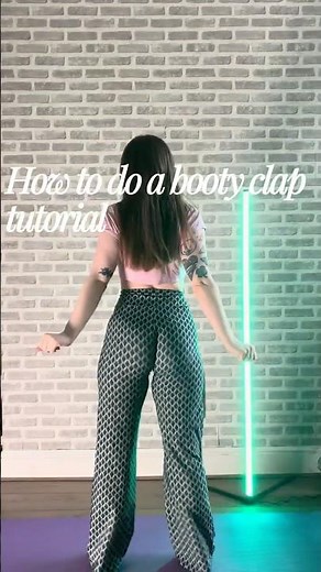 Booty clap tutorial 🥰 #twerk #bootyclap #exercise #dance