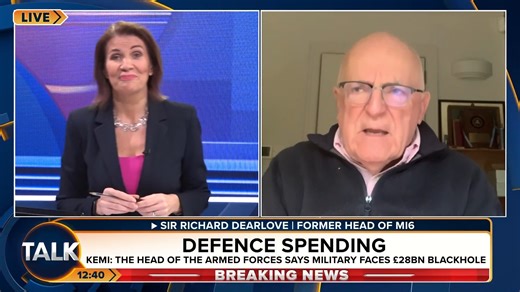 "The whole of the British Armed Forces could sit in the Manchester United football stadium. We need boots on the ground!" Former Head of MI6 Sir Richard Dearlove says he is in favour of conscription in order to "build up our armed forces". | TalkTVUK