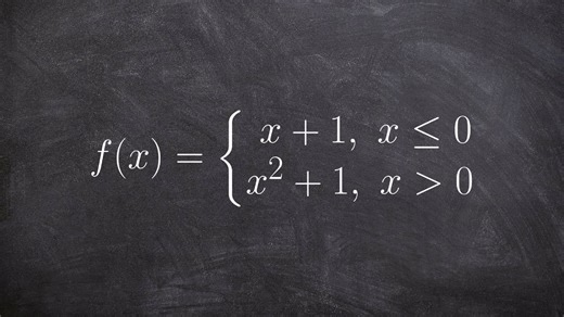 How to evaluate the limit of a piecewise function using left and right hand notati