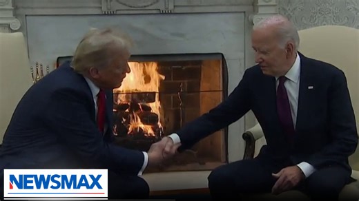 Breaking News: President-elect Donald Trump and President Joe Biden meet at the White House. | NEWSMAX