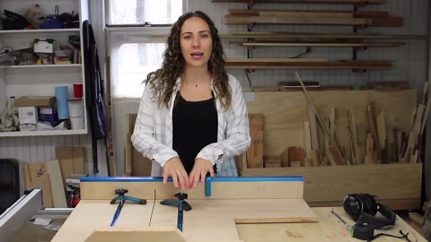 Making a cross cut sled for beginners