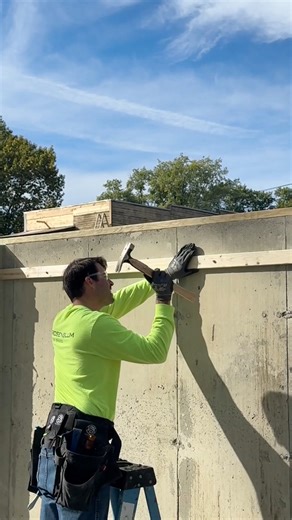 As the cold weather sets in, we traded our workstations for work boots to help Habitat for Humanity Capital District at the sight of two new duplexes in North Central that will provide warm, safe, affordable homes for local families! 🏡🔨 | The Rosenblum Companies