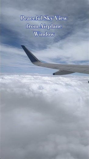 Beautiful Clouds ☁️ & Blue Sky from Flight ✈️ | shorts 7 #viral #travel #clouds #youtubeshorts