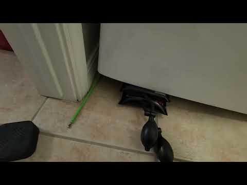 How to install Washer and Dryer Rubber Foot Pads in very tight areas.