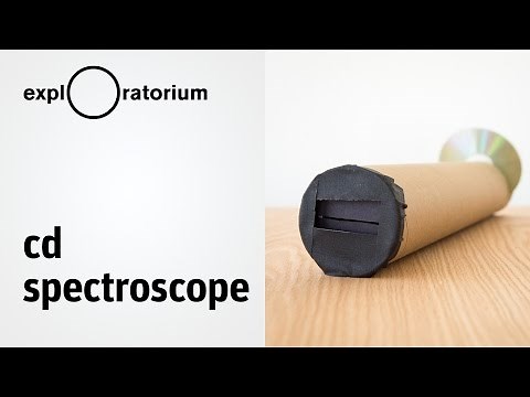 Make a CD spectroscope to reveal light's true colors (Full Video) - Science Snacks activity