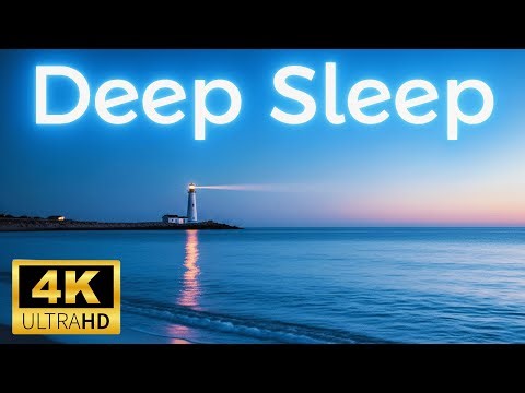 8-Hour Deep Sleep Music for Insomnia | Ambient Soundscape for Falling Asleep Fast (Blue Hour Lake)