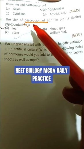 NEET Biology||Plant hormone|class 12th.