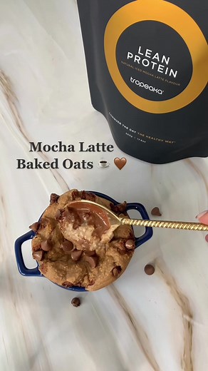 POV: You making the breakfast you’re obsessed with 😍🤎 #tropeaka #oats #bakedoats #healthyrecipes #breakfast