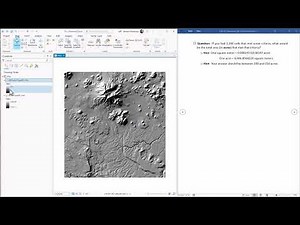 Hydrology in ArcGIS Pro, Lab Exercise 1: Calculating Areas from Raster Datasets