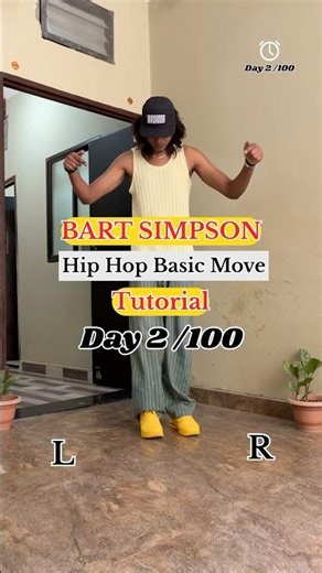 Day 2/100 Hip hop dance basic step tutorial for beginners dancers #jddancetutorial #oldschoolhiphop