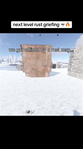 Intense Arctic Griefing in Rust Gameplay
