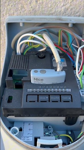 How to connect your new NICE gate beep? #diy #nice #tutorial #gate