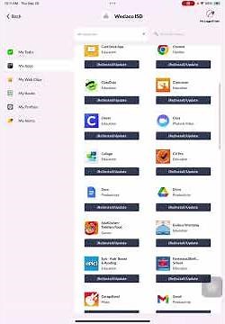 Weslaco ISD: Mosyle Self Service on iPads