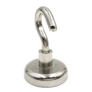 [Hot Item] Powerful Permanent Red Rubber Coated Neodymium Magnetic Pot Hook Magnets