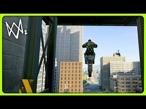 ROOFTOP BIKE JUMP in Watch Dogs 2!