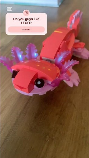 Building An Axolotl LEGO Set 🩷🪸