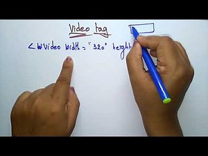 Html5 video tag | HTML | Lec-14 | Bhanu Priya