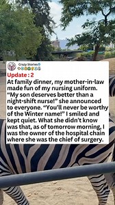 13K views · 169 reactions | UPDATE two A family dinner. My mother in law made fun of my nursing uniform. My son deserves better than a night shift nurse. She announced to everyone you'll never be worthy of the winter name. .-#Anonymous #malicious #askreddit #redditposts #askredditstori | Anirak-Lover | Facebook