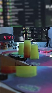 Cup stacking speedrunners were built different #shorts #school #skill