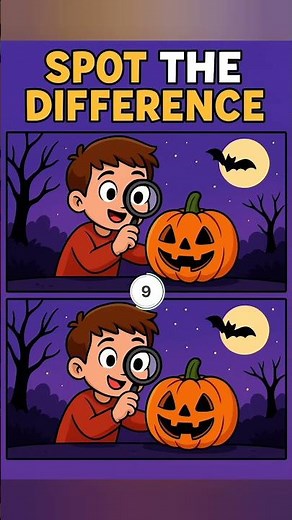 CAN U SPOT THE ALL HIDDEN DIFFERENCES ( HALLOWEEN EDITION )