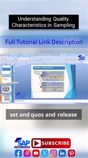 Understanding Quality Characteristics in Sampling | SAP QM Master Data | SAP QM Catalogs | SAP ERP