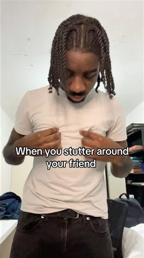 POV: Your friend catches you stuttering 😭💀 #shorts