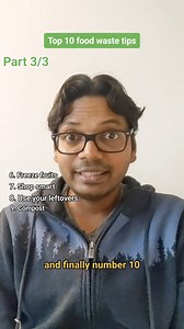 Top 10 Food Waste Tips Part 3/3. #foodwaste #climatecrisis #foodwastesolution #foodwastewarriors #sustainableliving#beeconow #ecotok #ecofriendlyliving #ecofriendlytips #ecofriendlytiktok #stopfoodwaste #climatechange #beeconow | Be Eco - Save the Planet | Facebook