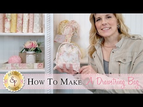 How to Make a Layer Cake Drawstring Bag | a Shabby Fabrics Tutorial