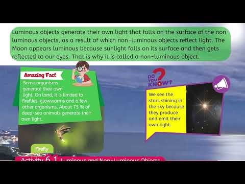 Science Class 5 | Chapter 6 Light and Sound | Sources of Light