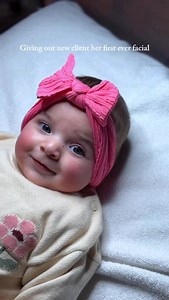 44K views · 2.1K reactions | Giving our new client her first ever facial ✨ @noha_m_tawfik #baby #babyfacial | Facial by Fatima Sherif | Facebook