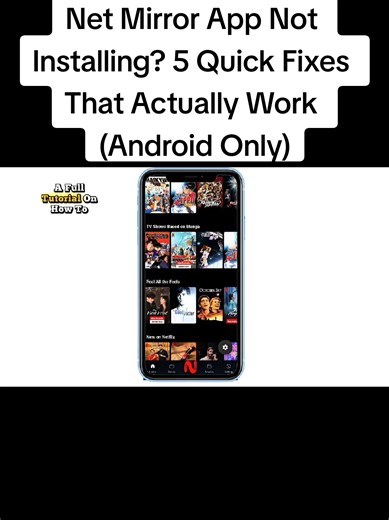 Fix Net Mirror App Installation Issues on Android