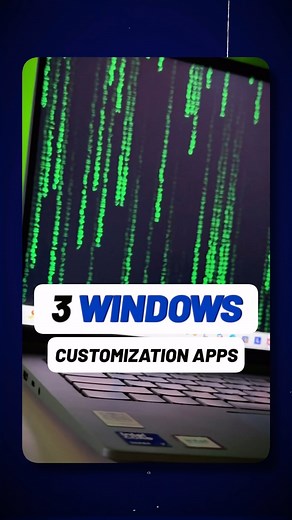 TechWiser on Instagram: "3 Windows Customisation Apps! #window #tips #customisation #wallpaper #style"