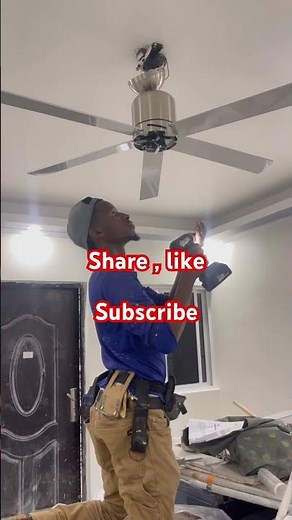 Ceiling fan installation 👍🏾🫡💯