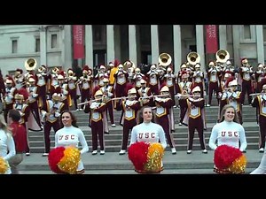 USC Trojan Marching Band 'Sing, Sing, Sing' Trafalgar Square, London 2012