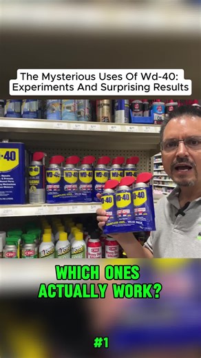 Testing 7 Unique Uses of WD-40: What Works?