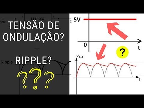 Tensão de Ondulação e Valor de Ripple - O que são? Eletrônica Fácil