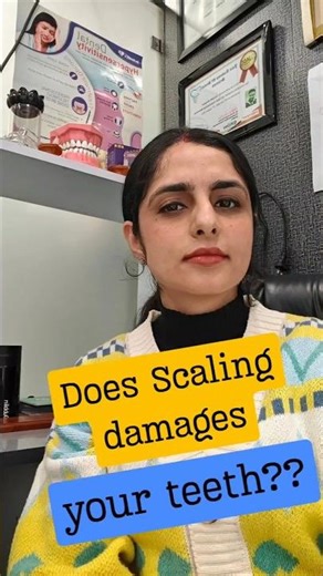 “Scaling Ruins Your Teeth? Let’s Clear the Biggest Dental Myth ❌🦷